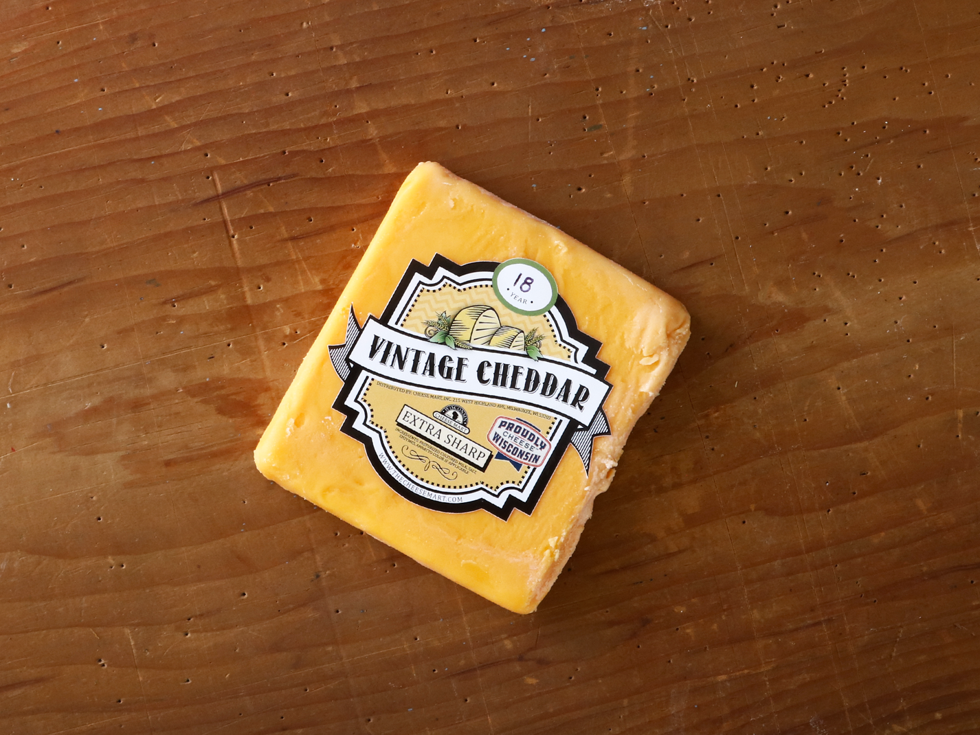Cheddar 18 Year Extra Sharp – Wisconsin Cheese Mart