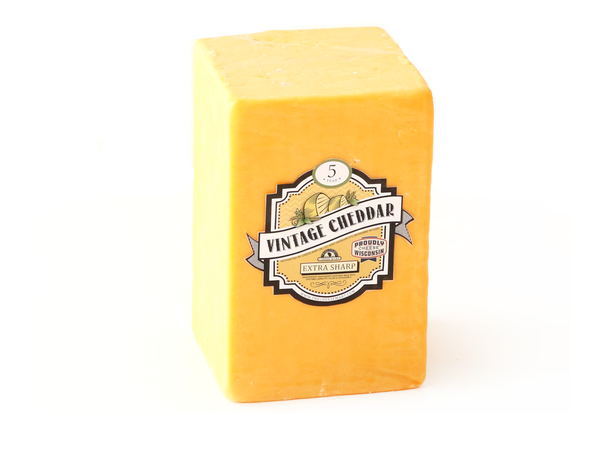 5 Year Aged Cheddar – Wisconsin Cheese Mart