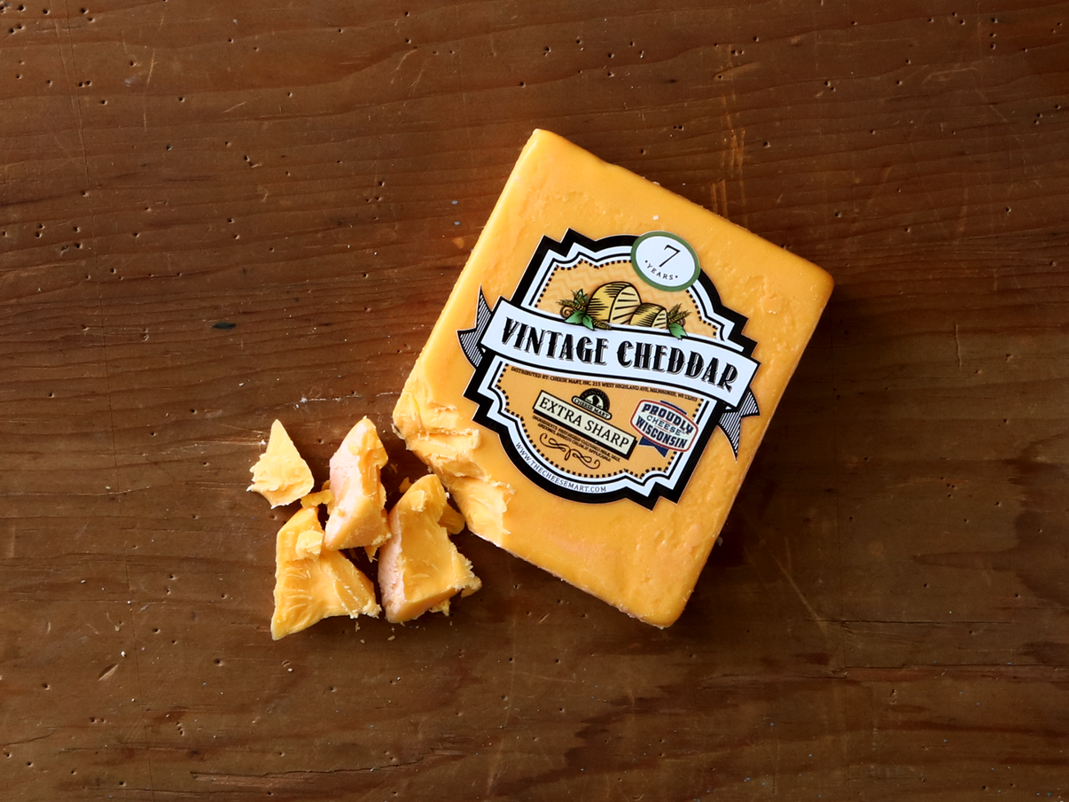 Cheddar 7 Year Extra Sharp – Wisconsin Cheese Mart