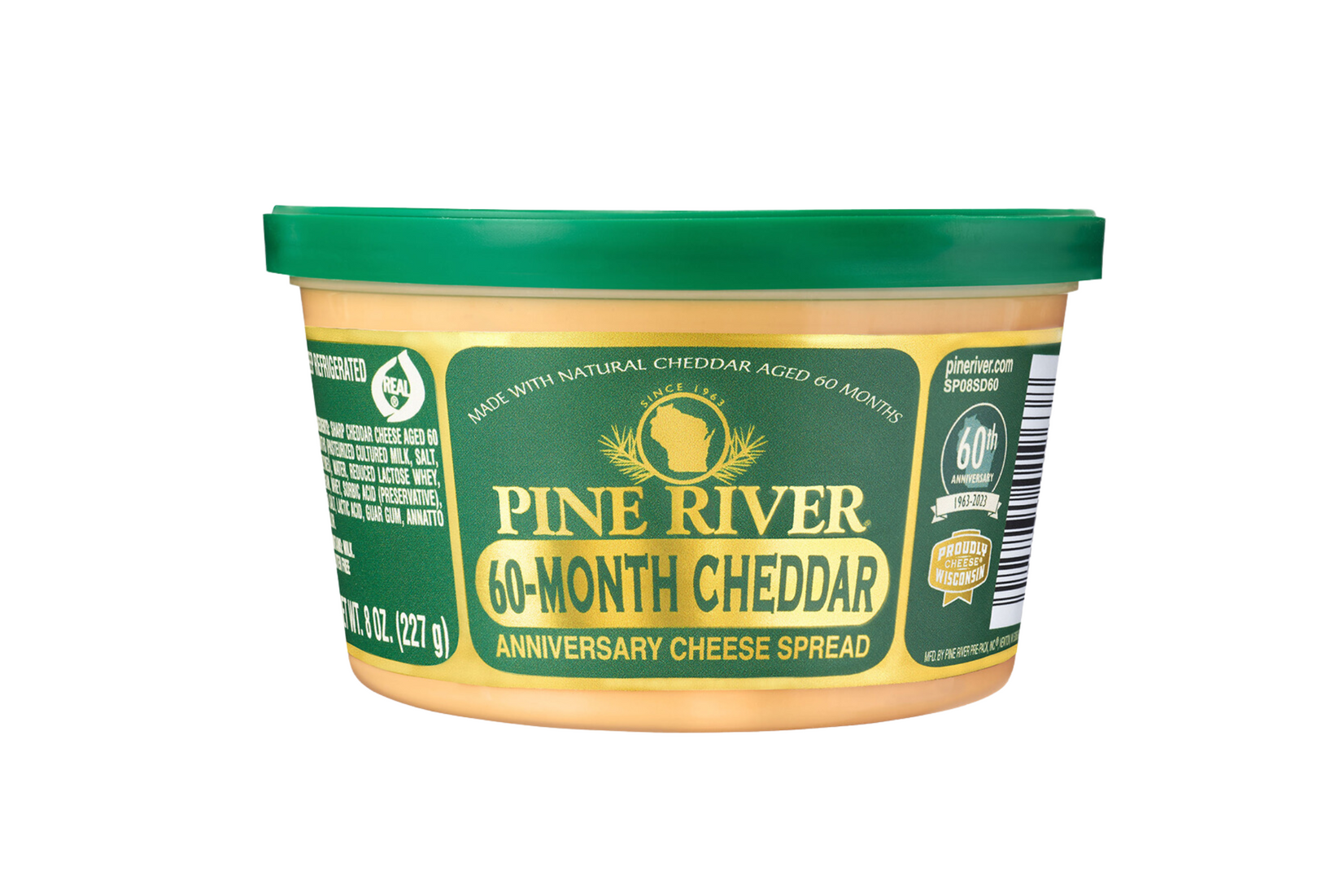 60 Month Cheddar Cold Pack Cheese Spread – Wisconsin Cheese Mart