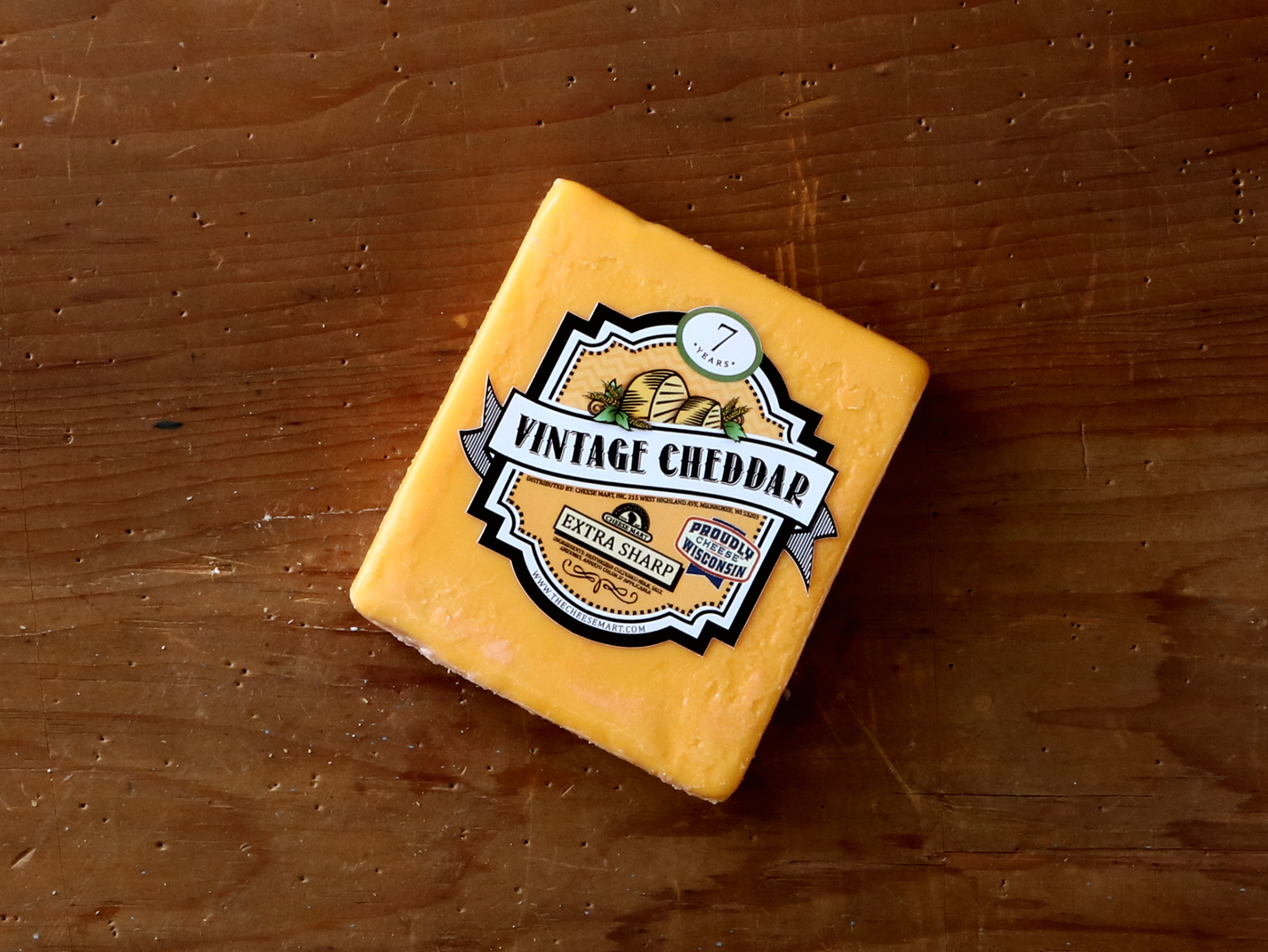 Cheddar 7 Year Extra Sharp – Wisconsin Cheese Mart