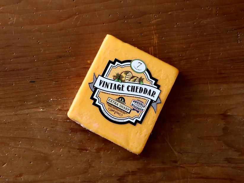 Cheddar 7 Year Extra Sharp – Wisconsin Cheese Mart