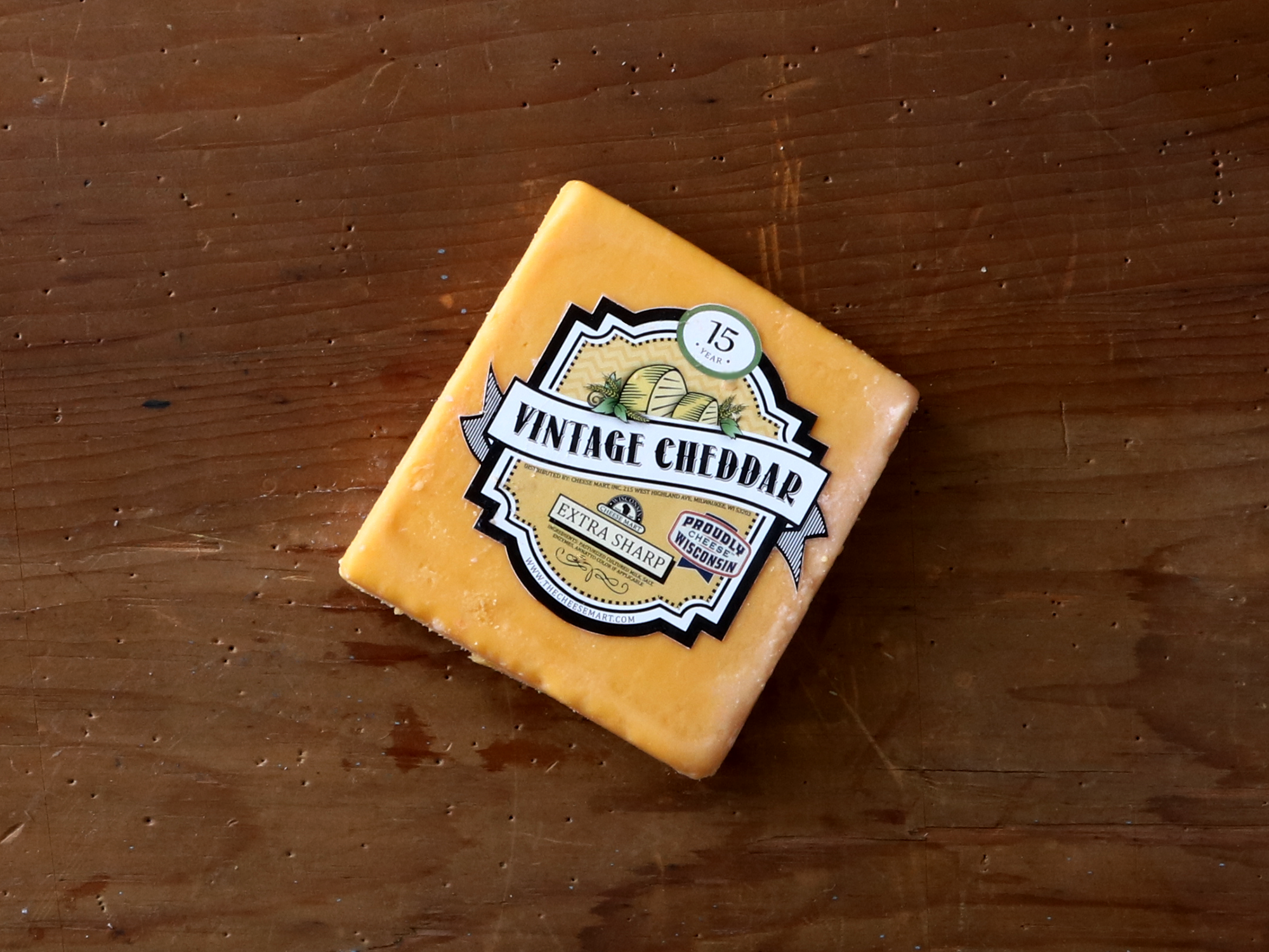 Cheddar 15 Year Extra Sharp – Wisconsin Cheese Mart