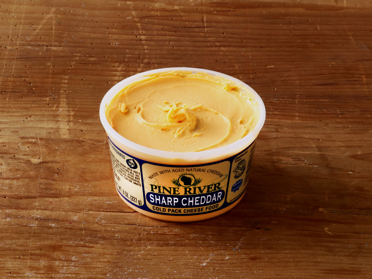 Sharp Cheddar Cold Pack Cheese Spread – Wisconsin Cheese Mart