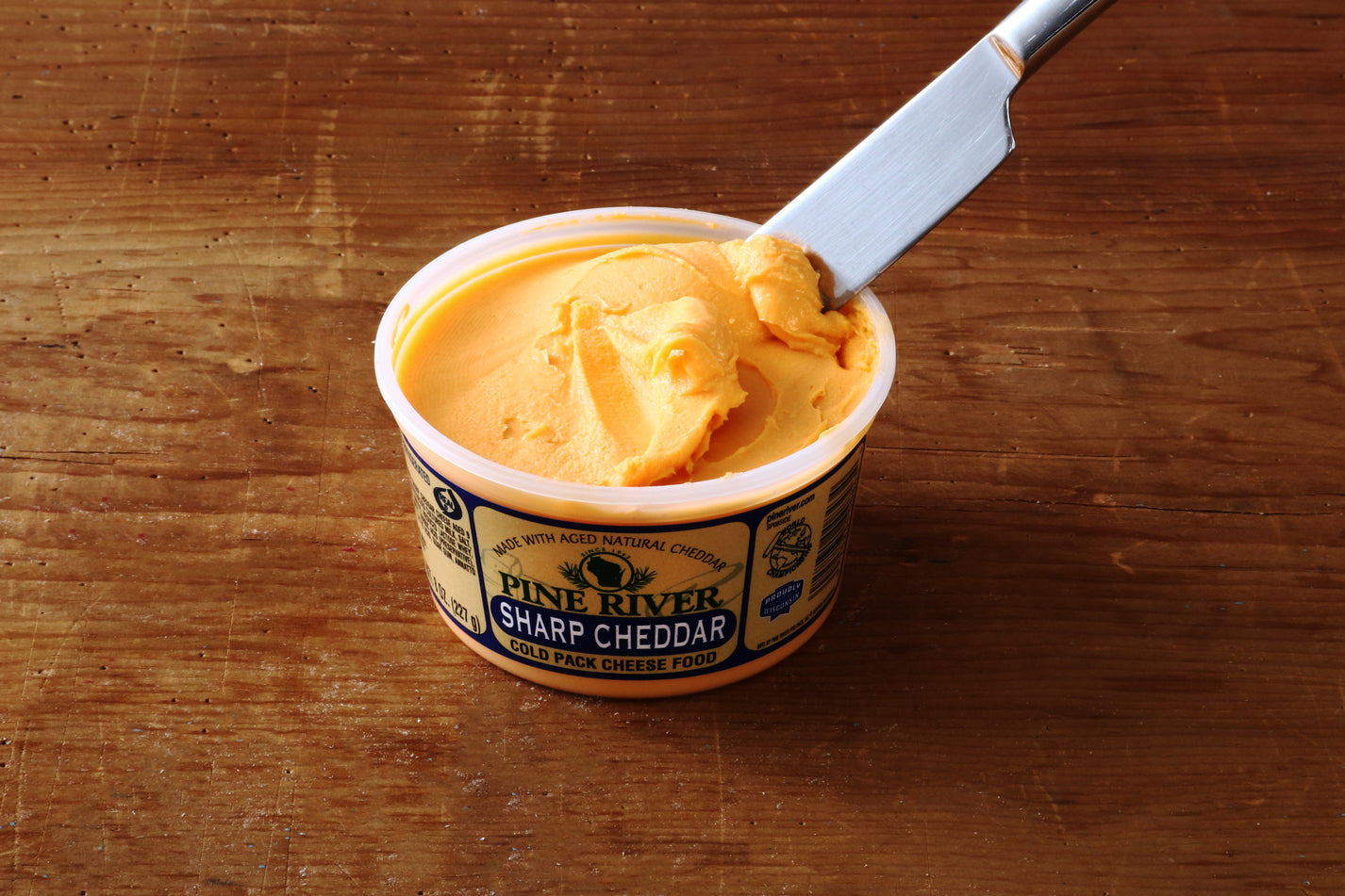Sharp Cheddar Cold Pack Cheese Spread – Wisconsin Cheese Mart