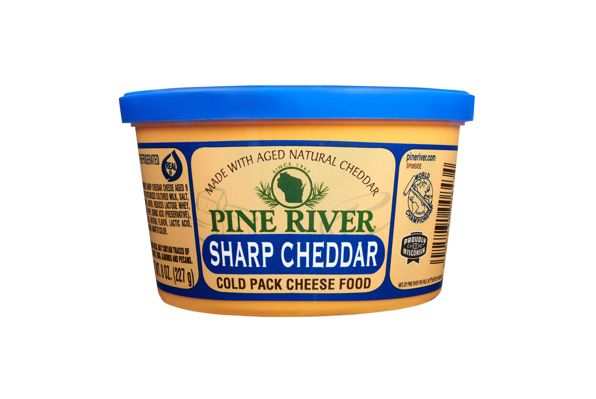 Sharp Cheddar Cold Pack Cheese Spread – Wisconsin Cheese Mart