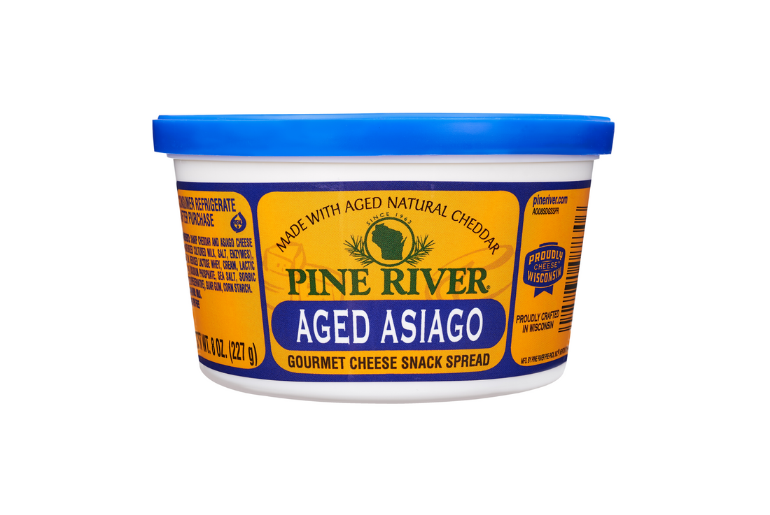 Aged Asiago Gourmet Snack Spread – Wisconsin Cheese Mart