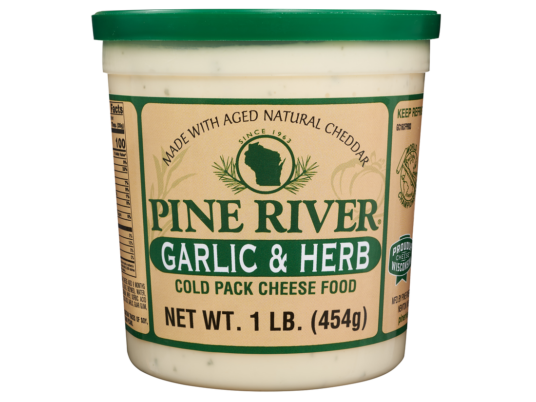 Garlic & Herb Cold Pack Cheese Spread – Wisconsin Cheese Mart
