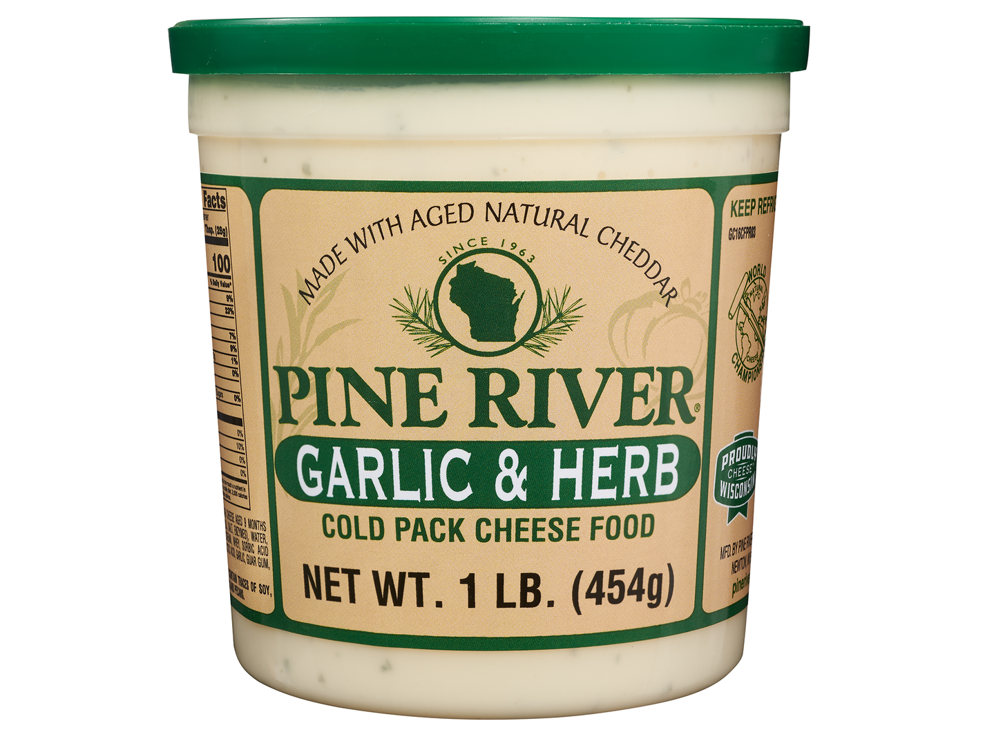 Garlic & Herb Cold Pack Cheese Spread – Wisconsin Cheese Mart