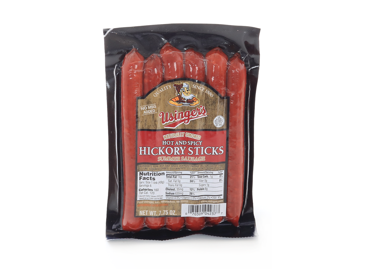 Hot Hickory Sticks Usingers – Wisconsin Cheese Mart