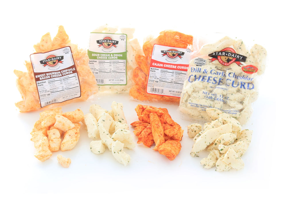 Flavored Curd Variety Pack – Wisconsin Cheese Mart